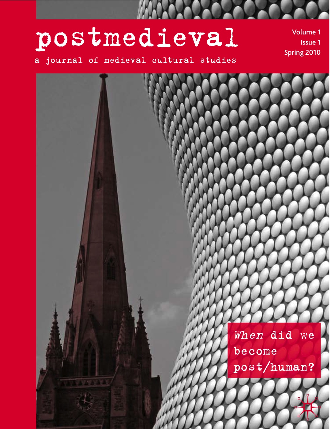 postmedieval: a journal of medieval cultural studies (PROSPECTUS)